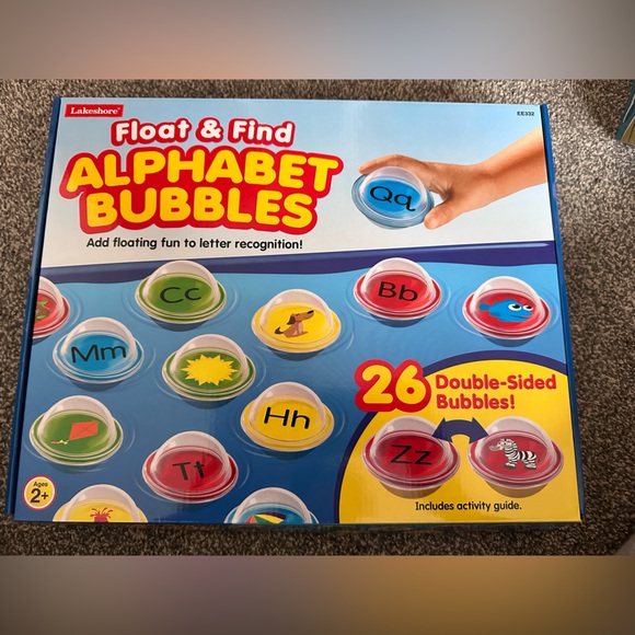 lakeshore learning | Toys | Red And Blue Learning Alphabet Bubbles ...